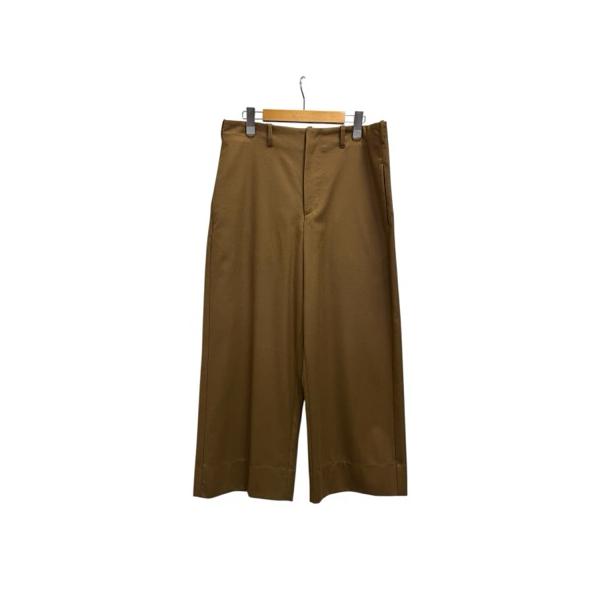 ネバーランプ neverlamp パンツ スラックス 無地 ウール混 nl-18a-P02 S 茶 ブラウン メンズ【表記サイズ】S【実寸サイズ】ウエスト：80cm　もも幅：29cm　裾幅：28cm　股上：35cm　股下：57cm　　【素材...