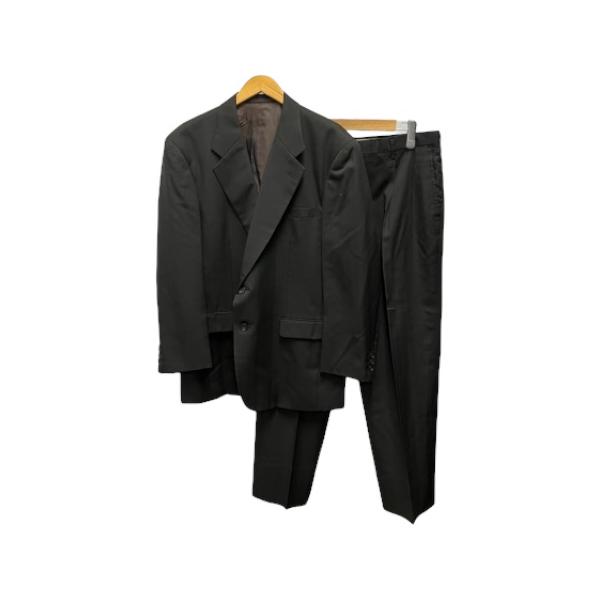 トロージャン TROJAN セットアップ スーツ フォーマル シングル ストライプ ジャケット パンツ 日本製 コットン 無地 モスグリーン メンズ【ブランド】トロージャン TROJAN【表記サイズ】-【実寸サイズ】ジャケット 肩幅：49c...