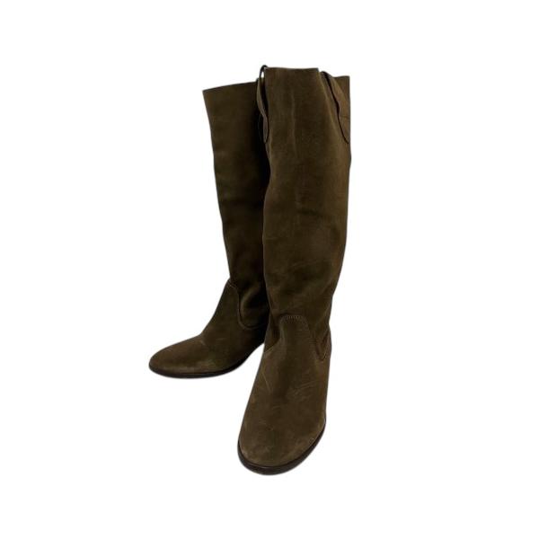 ブライアンステップワイズ BRYAN STEPWISE ブーツ ロングブーツ チャンキーヒール サイズ37 23.0〜23.5位 ブラウン 茶 レディース【表記サイズ】37日本サイズ：23〜23.5cm位【実寸サイズ】筒周り：37cm　筒高...