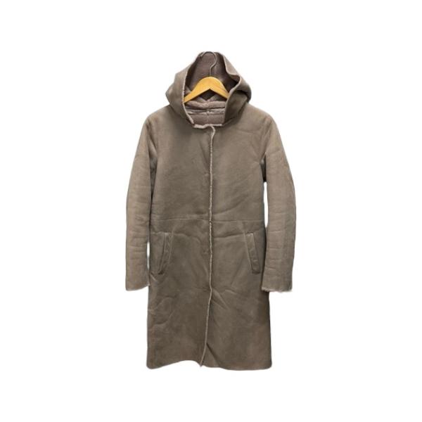 フレイクス FLAIX コート 長袖 フード 無地 ポリエステル B9220SC M チャコールグレー レディース【表記サイズ】M【実寸サイズ】肩幅：42.0cm　身幅：52.0cm　袖丈：58.5cm　着丈：96.5cm　　【素材】ポリエ...