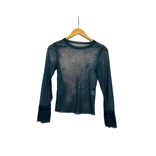 エムビールーカスカシェット MBルーカスカシェット MB LUCAS cachette カットソー 長袖 クルーネック パワーネット 無地 3C6059TW ダークグリーン レディース【ブランド】エムビールーカスカシェット MBルーカスカシ...