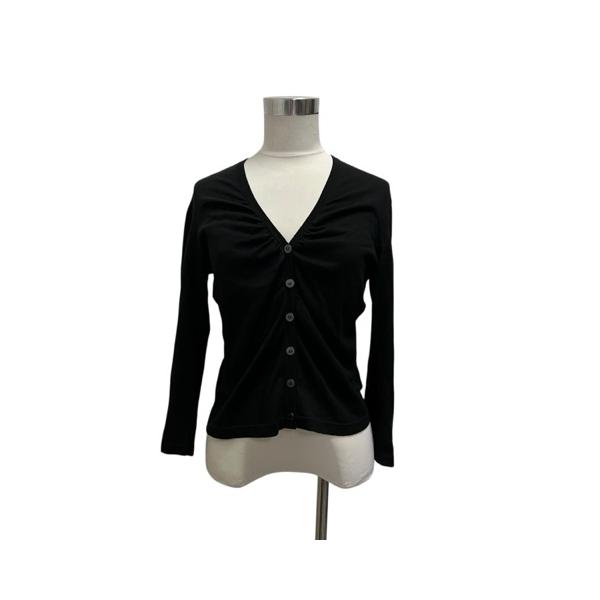 バーバリー ロンドン BURBERRY LONDON カーディガン 長袖 Vネック 無地 コットン混 シルク混 FBA20-450-09 2 黒 ブラック レディース【ブランド】バーバリー ロンドン BURBERRY LONDON【表記サイ...