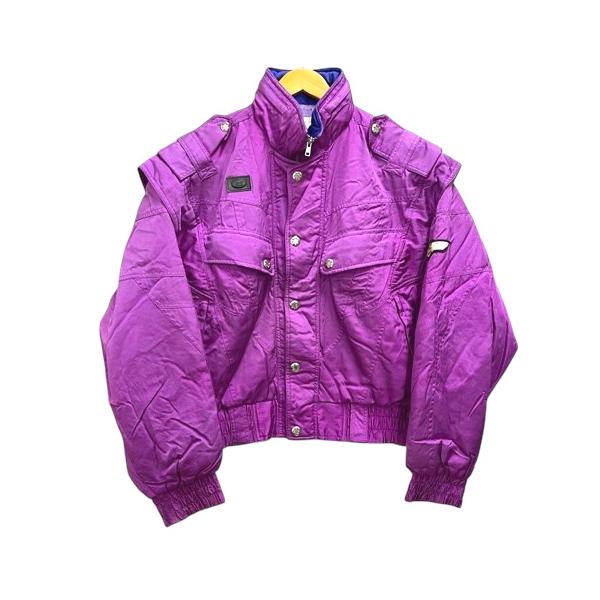 macbird スキー ウエア ジャケット ナイロン ワンポイント ワッペン 中綿 LL 紫 パープル メンズ【表記サイズ】LL【実寸サイズ】肩幅：54cm　身幅：65cm　袖丈：61.5cm　着丈：60.5cm　　【素材】表地：ナイロン1...