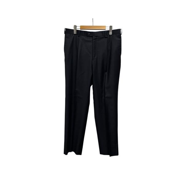 ランバン LANVIN COLLECTION パンツ 無地 センタープレス タック ウール LA-SY-75111 94 黒 ブラック メンズ【ブランド】ランバン LANVIN【表記サイズ】94【実寸サイズ】ウエスト：84cm　もも幅：30...