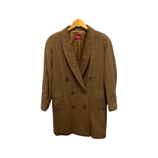 フィザ FIZA ジャケット 七分袖 無地 カシミア混 日本製 9 茶 ブラウン レディース【表記サイズ】9（Mサイズ相当）【実寸サイズ】着丈：89cm　ゆき丈：81.5cm　裾幅：120cm　　【素材】表地 毛90%（カシミヤ15%）ナイ...