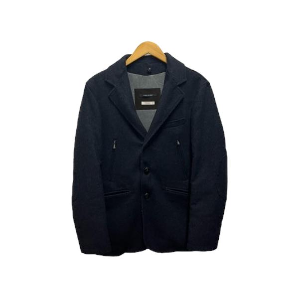 プランディ PRANDI コート 長袖  イタリア製 カシミヤ混 無地 48 グレー レディース【表記サイズ】48【実寸サイズ】肩幅：44.5cm　身幅：48cm　袖丈：62cm　着丈：71cm　　【素材】表地 毛60% ポリエステル35%...