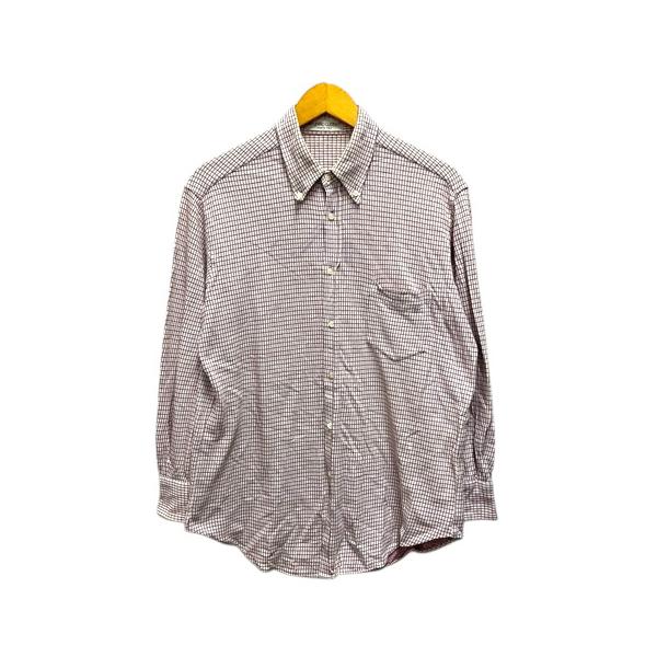 ブルネロクチネリ BRUNELLO CUCINELLI シャツ カジュアルシャツ ボタンダウンカラー チェック柄 長袖 赤 レッド メンズ【ブランド】ブルネロクチネリ BRUNELLO CUCINELLI【表記サイズ】サイズ表記なし【実寸サ...