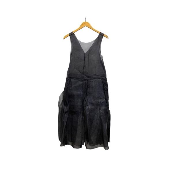 サラランツィ SARALANZI ワンピース ノースリーブ ひざ丈 総柄 グレー レディース【表記サイズ】S【実寸サイズ】身幅：41cm　総丈：114cm　　【素材】ケアタグ無し【色】グレー　　※色に関してはこの出品者の主観で判断しておりま...