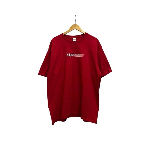 シュプリーム SUPREME 20SS Motion Logo Tee Tシャツ 半袖 クルーネック ロゴプリント コットン XL 赤 レッド 白 ホワイト メンズ【ブランド】シュプリーム SUPREME【表記サイズ】XL【実寸サイズ】肩幅...