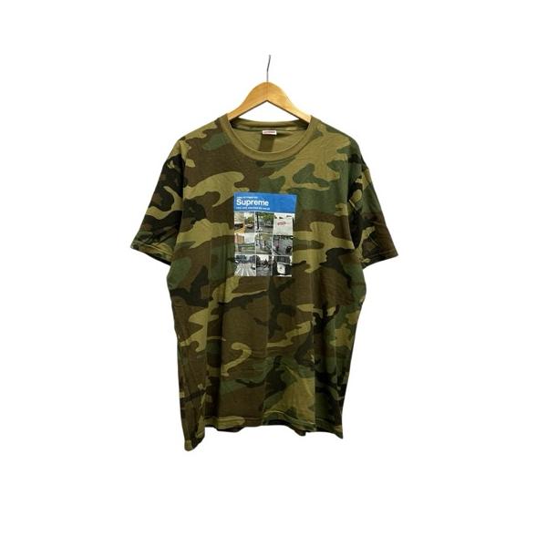 シュプリーム SUPREME 20AW VERIFY TEE Tシャツ 半袖 クルーネック 迷彩柄 コットン L カーキ 青 ブルー 白 ホワイト メンズ【ブランド】シュプリーム SUPREME【表記サイズ】L【実寸サイズ】肩幅：52cm　...