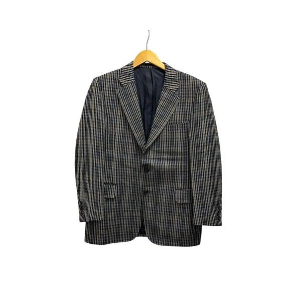 バーバリーズ Burberrys テーラードジャケット 長袖 チェック ウール WM441-912-28 紺 ネイビー 茶 ブラウン 白 ホワイト メンズ【ブランド】バーバリーズ Burberrys【表記サイズ】サイズ表記無し【実寸サイズ】...