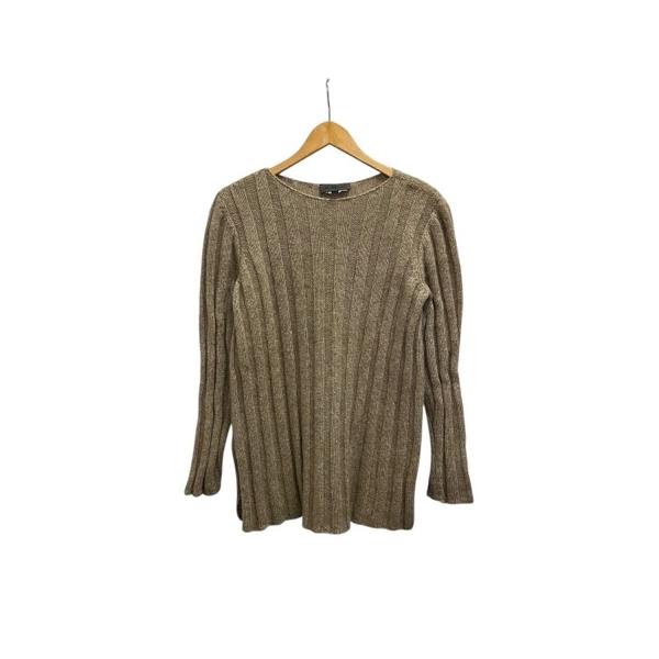 レコパン LES COPAINS ニット セーター 長袖 ボートネック 無地 カシミヤ混 42 茶 ブラウン レディース【ブランド】レコパン LES COPAINS【表記サイズ】42【実寸サイズ】肩幅：41cm　身幅：45cm　着丈：64c...