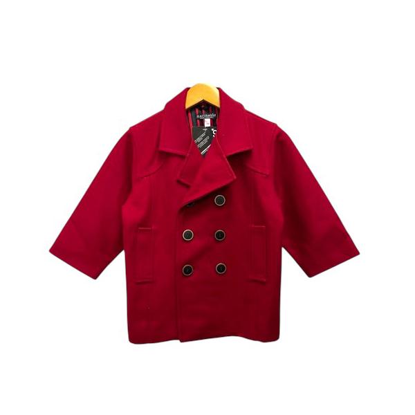 未使用品 マリメッコ marimekko コート ブルゾン アウター ウール 無地 長袖 100 赤 レッド キッズ【ブランド】マリメッコ marimekko【表記サイズ】100【実寸サイズ】肩幅：33cm　身幅：38cm　袖丈：32cm　...