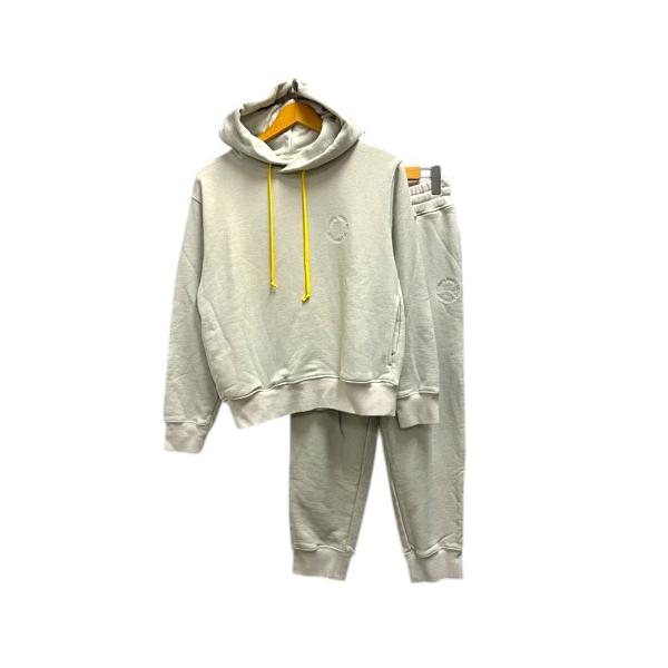 ニューバランス NEW BALANCE ×TDS セットアップ スウェット パーカー ワンポイント ロゴ刺繍 1 ベージュ グレー メンズ【ブランド】ニューバランス NEW BALANCE【表記サイズ】1【実寸サイズ】ジャケット 肩幅：46...