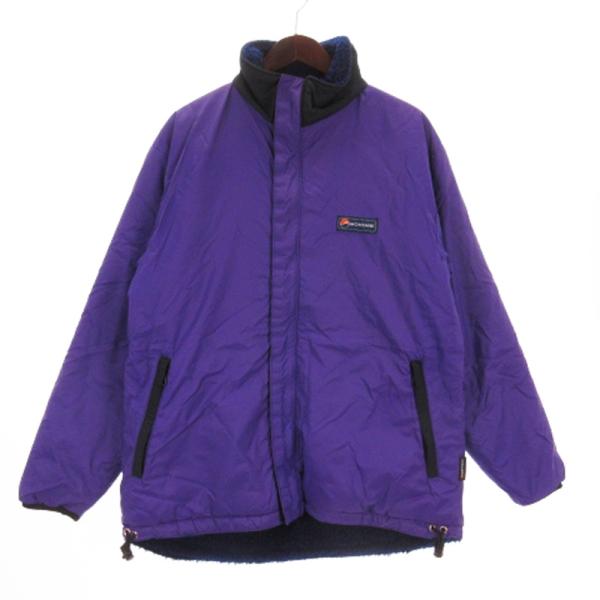 モンテイン MONTANE PERTEX ジャケット ブルゾン 内ボア 紫 パープル L アウター メンズ【ブランド】モンテイン MONTANE【表記サイズ】L【実寸サイズ】肩幅：51.5cm　身幅：60cm　袖丈：59.5cm　着丈：77...