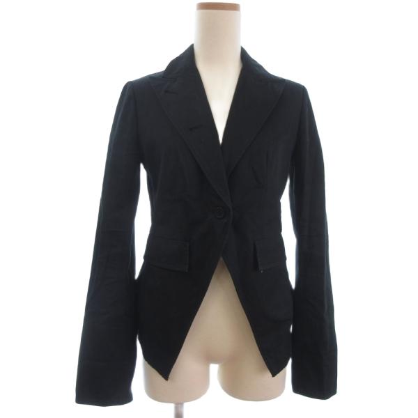 ディエチ コルソ コモ 10 corso como PEACHOO+KREJBERG テーラードジャケット ブレザー コットン 黒 ブラック 36 S位 ■ECT レディース【ブランド】ディエチ コルソ コモ 10 corso como【表...