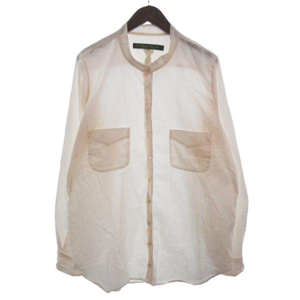 ポールハーデン Paul Harnden バンドカラー シャツ 長袖 コットン 薄ピンク XXL 大きいサイズ メンズ【ブランド】ポールハーデン Paul Harnden【表記サイズ】XXL【実寸サイズ】肩幅：44cm　身幅：60cm　着丈...