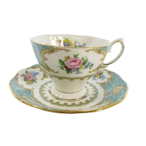 ロイヤルアルバート ROYAL ALBERT カップ＆ソーサー 茶器 食器 バラ 花柄 緑 グリーン その他【実寸サイズ】カップ 　直径9cm　高さ7cm　ソーサー　直径14.5cm　【色】グリーン【状態】使用感が少なく、かなり状態の良い商...