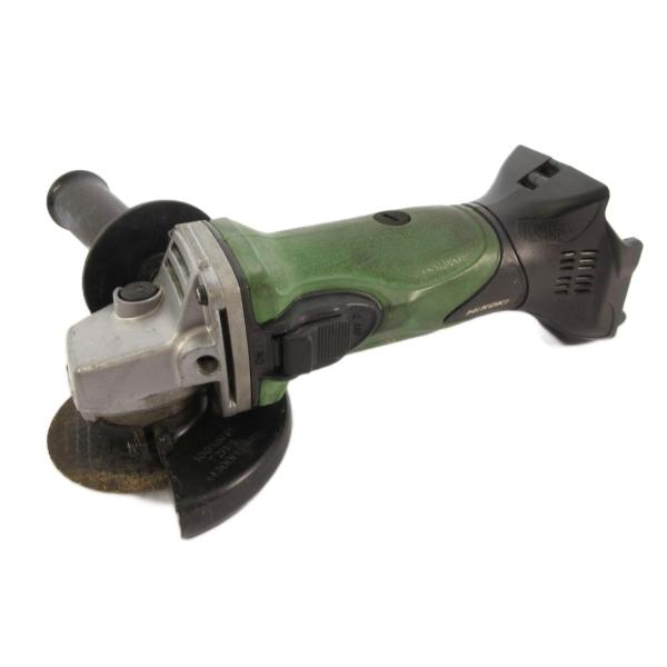 ハイコーキ HiKOKI 100mm コードレス 充電式 ディスクグラインダー G14DSL2(NN) 本体のみ 動作確認済み グリーン 緑 その他【実寸サイズ】305mm×60mm(全長×ギヤカバー全高）　ハンドル：100mm　【色】緑【...