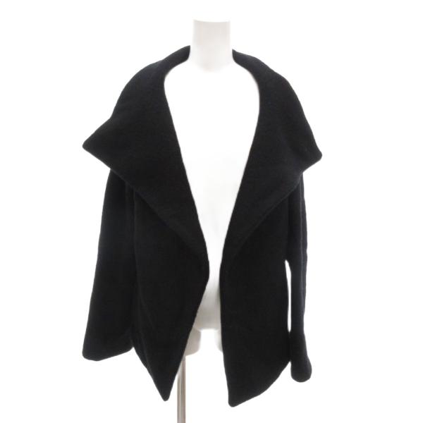 イミット オブ エナジー レイビームス emit of energy Ray Beams ジャケット ボタンレス ウール 38 黒 ブラック ショールカラー /NL【ブランド】イミット オブ エナジー レイビームス emit of ener...