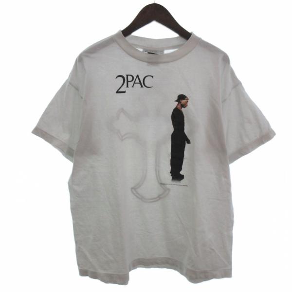 セントマイケル SAINTMICHAEL 25SS MX × 2PAC 2PC SS TEE Tシャツ 半袖 SM-HR8-0000-C15 ホワイト M メンズ【ブランド】セントマイケル SAINTMICHAEL【表記サイズ】M【実寸サイ...