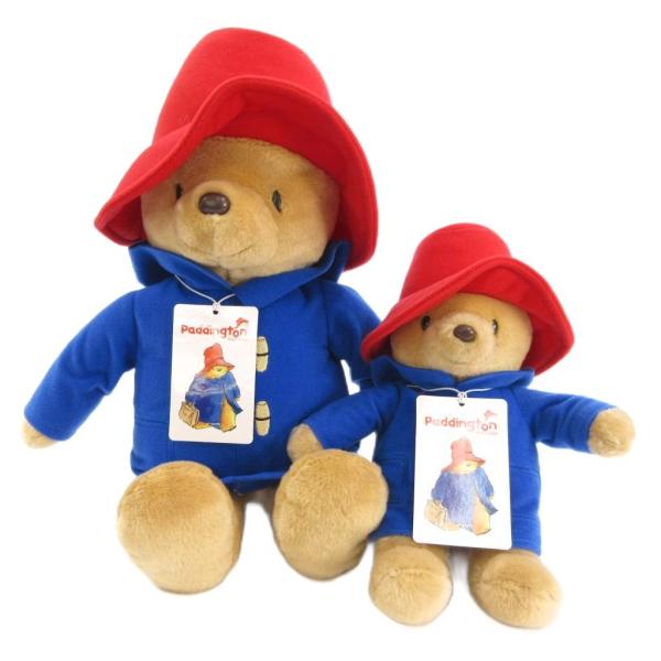 未使用品 くまのパディントン ベア ぬいぐるみ ミディアム スモール ペア 2体セット 茶 ブラウン その他【実寸サイズ】ミディアム 全長約38cm　スモール 全長約22cm　【色】ブラウン【状態】未使用品です。　　※未使用品・新品同様の商...