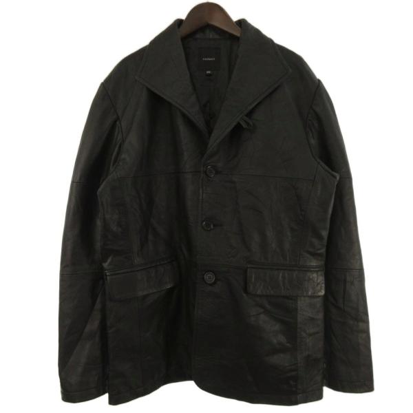 ロシェル ROCHEL レザージャケット ブルゾン 総裏 黒 ブラック XXL 大きいサイズ メンズ【ブランド】ロシェル ROCHEL【表記サイズ】XXL【実寸サイズ】肩幅：47cm　身幅：54cm　袖丈：65.5cm　着丈：72cm　　【...