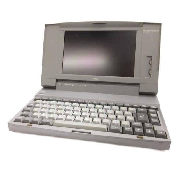 NEC PC-98 NOTE NS/R ノートパソコン ジャンク その他【実寸サイズ】ヨコ：31cm　タテ：5cm　マチ：26cm　　【色】グレー【状態】・電源が付きません。　・本体表面に汚れ※写真8枚目　・電源ケーブル表面に汚れ※写真9枚...