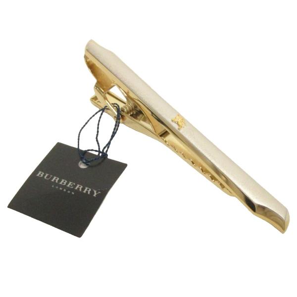 未使用品 バーバリー BURBERRY ネクタイピン タイバー sv925 シルバー ゴールドカラー ■GY99 メンズ【ブランド】バーバリー BURBERRY【実寸サイズ】全長 約5.7cm　【素材】SV925　【色】シルバー ゴールド【...