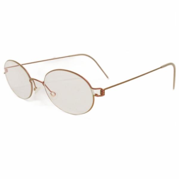 リンドバーグ LINDBERG RIM Oval エアチタニウム 眼鏡 メガネフレーム 46□17 135B ピンク系 キッズ【ブランド】リンドバーグ LINDBERG【表記サイズ】46□17 135B【実寸サイズ】レンズの大きさ：約4.5...
