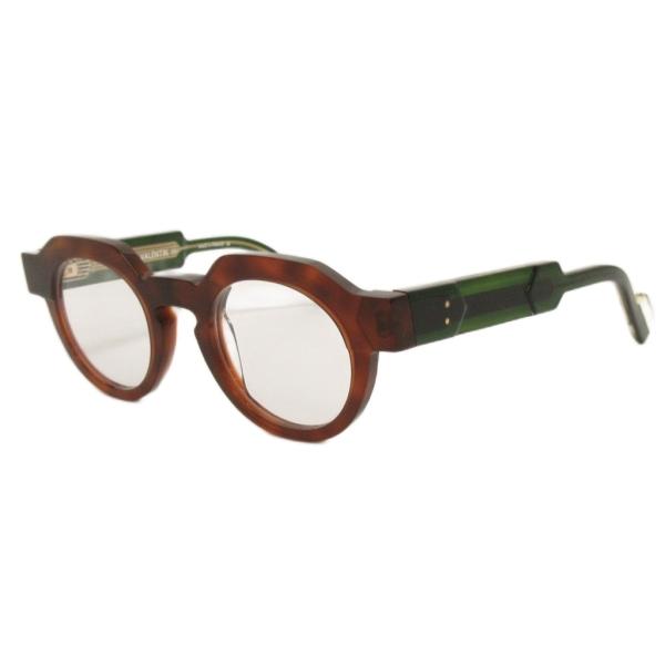 アンバレンタイン ANNE ET VALENTIN 眼鏡 メガネフレーム WINSTON DEMI 24A03 グリーン ブラウン 46□24-145 メンズ レディース【表記サイズ】46□24-145【実寸サイズ】レンズの大きさ：約4.3...