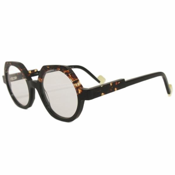 アンバレンタイン ANNE &amp; VALENTIN メガネフレーム LOLLIPOP 眼鏡 ブラック ブラウン系 48□20-147 メンズ レディース【表記サイズ】48□20-147【実寸サイズ】レンズの大きさ：約4.5×4.2cm...