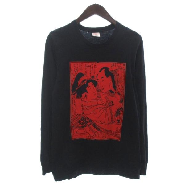 シュプリーム SUPREME ×Sasquatchfabrix サスクワッチファブリックス 16SS 春画 ロングスリーブ Tシャツ 長袖 ブラック S メンズ【ブランド】シュプリーム SUPREME【表記サイズ】S【実寸サイズ】肩幅：42...