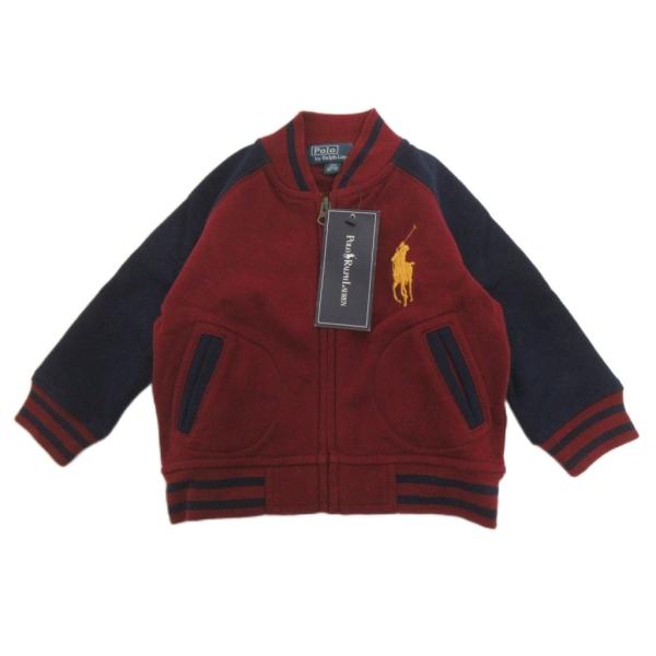 ポロ バイ ラルフローレン Polo by Ralph Lauren ブルゾン ジャケット 上着 ベビー 男の子 レッド ネイビー系 12M 80cm キッズ【ブランド】ポロ バイ ラルフローレン Polo by Ralph Lauren【...