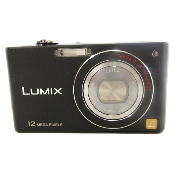 パナソニック Panasonic ルミックス LUMIX デジタルカメラ DMC-FX40 ブラック 動作未確認 現状品 その他【実寸サイズ】縦5.5cm×横9.4cm×厚み2cm　【色】ブラック【状態】・動作未確認　・本体の樹脂部分に劣化...