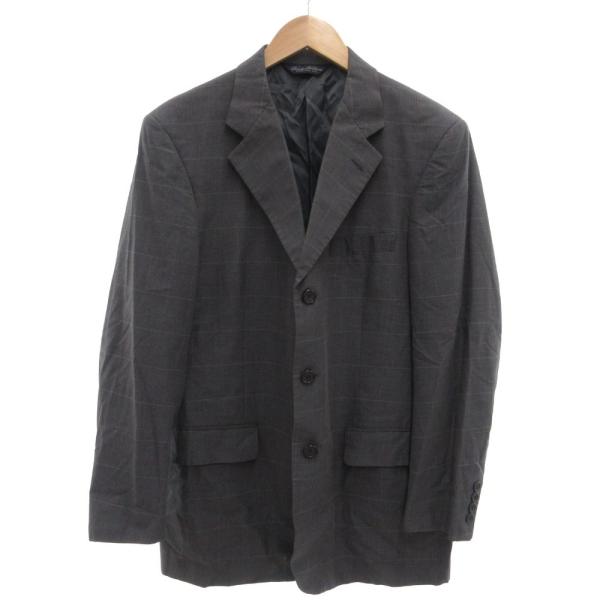ブルックスブラザーズ BROOKS BROTHERS テーラードジャケット ブレザー シングル 39REG 3B 背抜き センターベント グレー チェック柄【ブランド】ブルックスブラザーズ BROOKS BROTHERS【表記サイズ】39R...