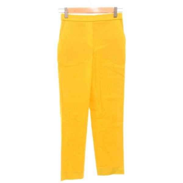 セオリー Theory 美品 イージーパンツ スラックス 麻 リネン XX0 イエロー 黄色 /YJ ■YHS10 レディース【ブランド】セオリー Theory【表記サイズ】XX0【実寸サイズ】ウエスト：62cm　もも幅：24cm　裾幅：1...