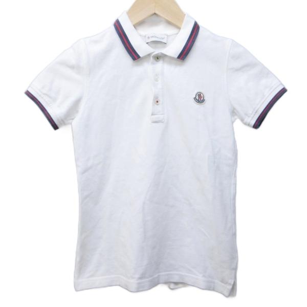モンクレール MONCLER 鹿の子ポロシャツ カットソー ロゴ ワッペン 半袖 8Y 白 ホワイト IBO85 1211 キッズ【ブランド】モンクレール MONCLER【表記サイズ】8Y（日本サイズ約120cm)【実寸サイズ】肩幅：29c...
