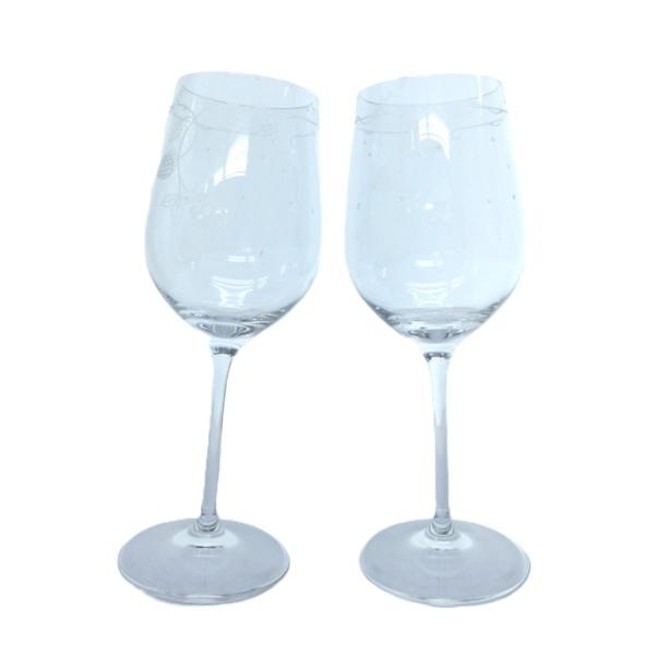 ウェッジウッド WEDGWOOD ワイルドストロベリー ワイングラス ペア 2点セット クリア【ブランド】ウェッジウッド WEDGWOOD【表記サイズ】--【実寸サイズ】口径 5.5cm　高さ 19.5cm　【素材】--【色】クリア【仕様】...