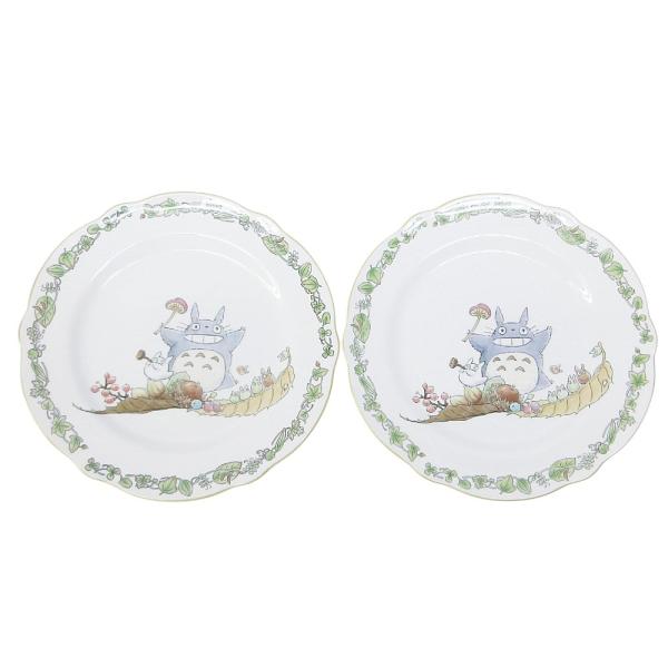 未使用品 ノリタケ NORITAKE × となりのトトロ コラボ サラダ皿 中皿 プレート 2点セット まとめ 白 ホワイト 系 0509 その他【表記サイズ】--【実寸サイズ】直径約21.5cn　【素材】磁器【色】ホワイト 系【仕様】分売...