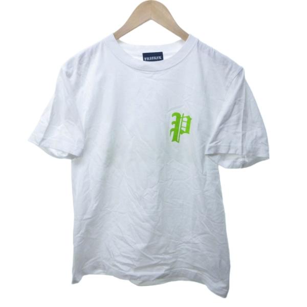 ファットランク PHATRNK P LOGO TEE Tシャツ カットソー 半袖 プリント 白 ホワイト Mサイズ IBO85【表記サイズ】M【実寸サイズ】肩幅：45cm　身幅：49cm　着丈：64cm　袖丈：21cm　　【素材】コットン【...
