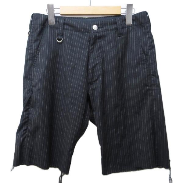 ユニフォームエクスペリメント uniform experiment 21SS カットオフ ショーツ ショートパンツ ストライプ 加工 UE-210049 1 約S IBO87【ブランド】ユニフォームエクスペリメント uniform expe...