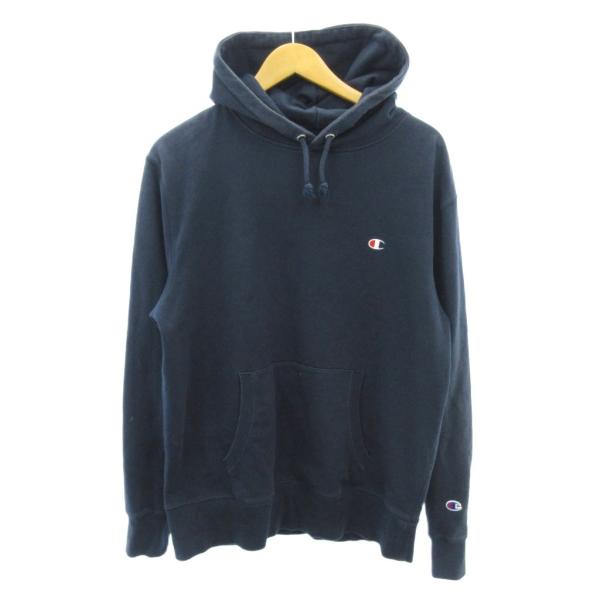 チャンピオン CHAMPION 近年 パーカー 紺 ネイビー XL C3-LS151 XL IBO87 メンズ【ブランド】チャンピオン CHAMPION【表記サイズ】XL【実寸サイズ】肩幅：52cm　身幅：54cm　袖丈：64cm　着丈：6...