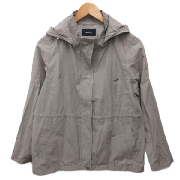 ニューヨーカー NEWYORKER ナイロンジャケット ブルゾン ジップアップ フード ラグラン 9AR グレー 51-55-2210 IBO87 レディース【ブランド】ニューヨーカー NEWYORKER【表記サイズ】9AR【実寸サイズ】身...