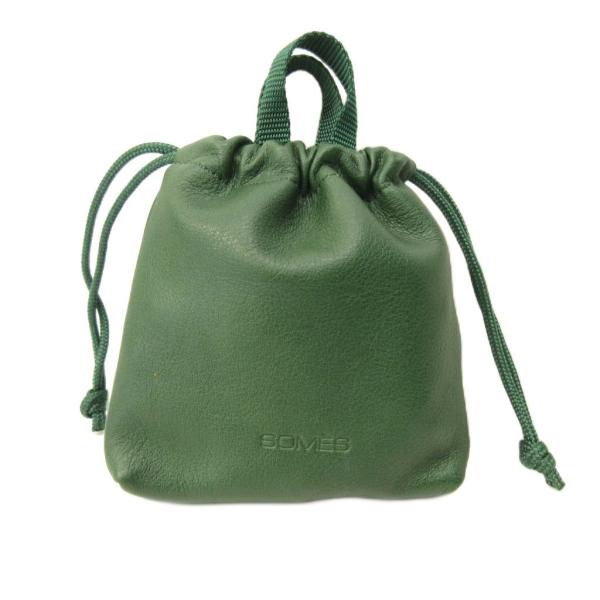 ソメス SOMES 美品 レザー ポーチ 緑 グリーン系 IBO87 レディース【ブランド】ソメス SOMES【表記サイズ】--【実寸サイズ】持ち手の長さ：10cm　ヨコ：11cm　タテ：13cm　マチ：2cm　ショルダーの長さ：--cm　...