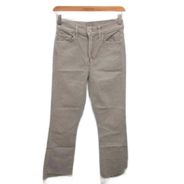 マザー mother COT INSIDER CROP デニムパンツ ジーンズ ストレート 25 グレージュ 3510600538 IBO87 レディース【ブランド】マザー mother【表記サイズ】25【実寸サイズ】ウエスト：約66cm　...