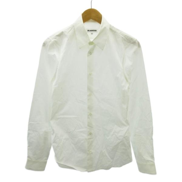 ジルサンダー JIL SANDER ワイシャツ カッターシャツ 長袖 38 白 ホワイト 0209 IBO89 メンズ【ブランド】ジルサンダー JIL SANDER【表記サイズ】38【実寸サイズ】肩幅：約42cm　身幅：約44cm　着丈：約...