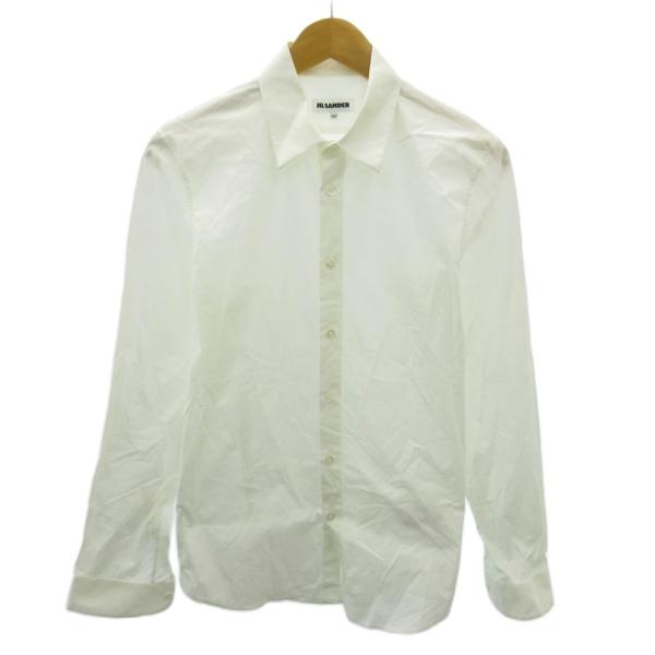 ジルサンダー JIL SANDER ワイシャツ カッターシャツ 長袖 イタリア製 38 白 ホワイト 0209 IBO89 メンズ【ブランド】ジルサンダー JIL SANDER【表記サイズ】38【実寸サイズ】肩幅：約43cm　身幅：約48c...