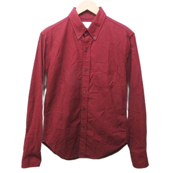 バンドオブアウトサイダーズ Band of Outsiders ボタンダウンシャツ BDシャツ コットン 長袖 1 約XS 赤茶 系 IBO89 0226 メンズ【ブランド】バンドオブアウトサイダーズ Band of Outsiders【表...
