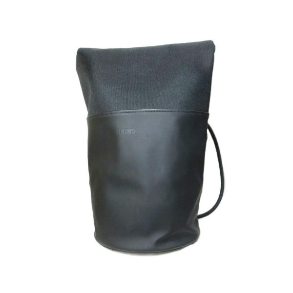 レインズ RAINS ロールアップ防水リュック 鞄 大容量 黒 ブラック ユニセックス /X メンズ レディース【実寸サイズ】持ち手の長さ：-cm　ヨコ：25cm　タテ：62cm　マチ：25cm　ショルダーの長さ：93cm　タテは伸ばした状...